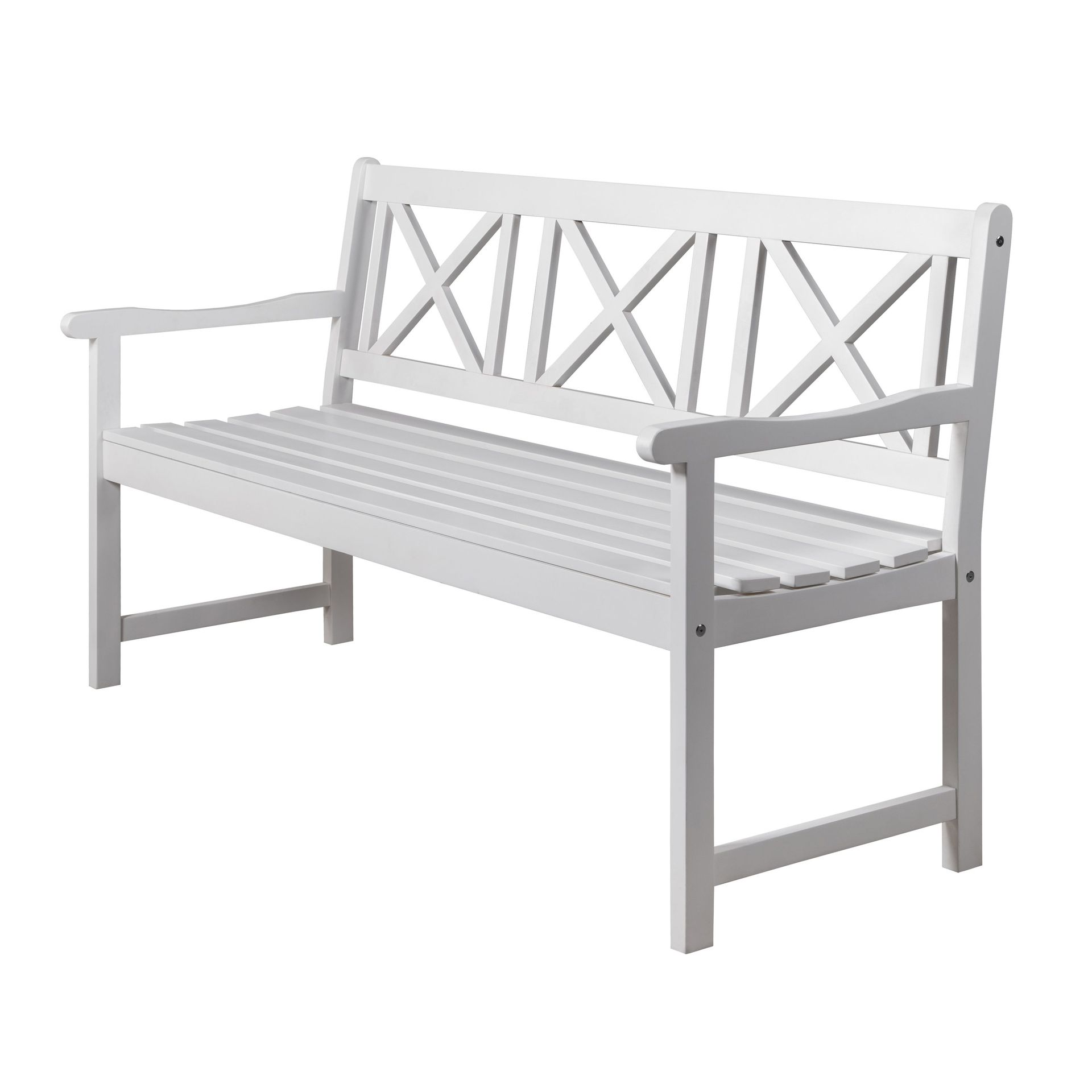 3-sits Trädgårdsbänk Bohus 3-sits Vit - Products | Trendrum