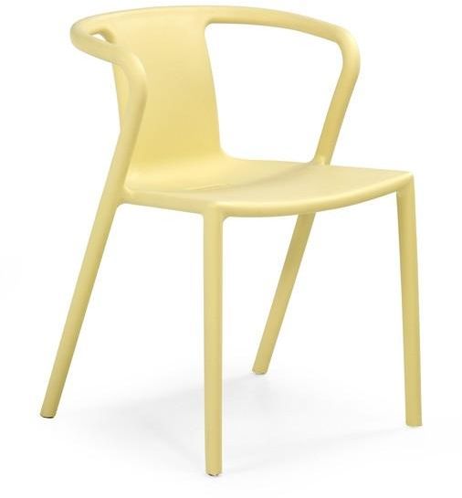 Hans-T Stol i plast- Gräddvit - 539 kr - Plaststolar - Trendrum.se