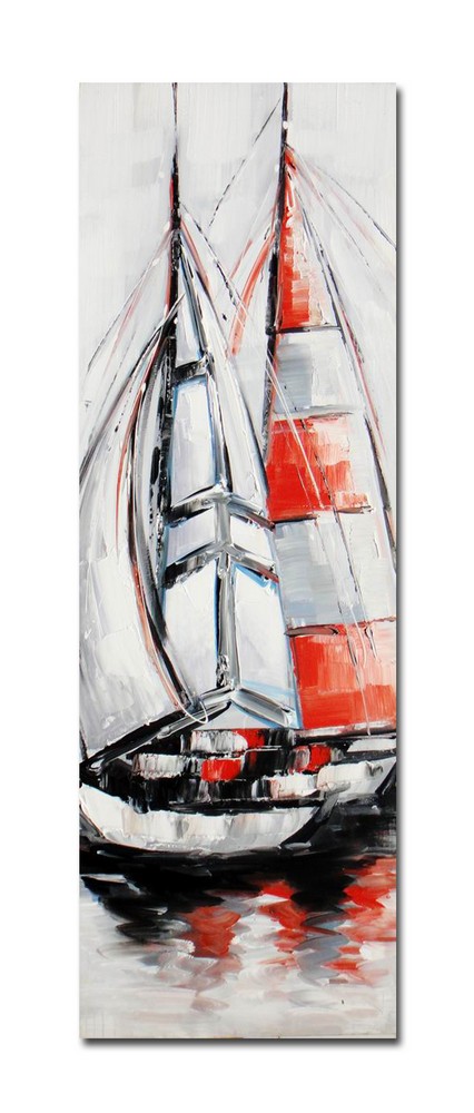 Tavla oljemålning Segelbåt - 599 kr - Oljemålningar - Trendrum.se