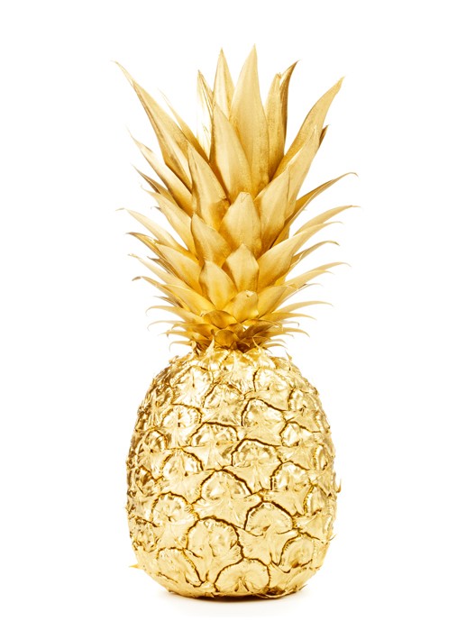 Poster Guld Ananas - 339 kr - Posters - Trendrum.se