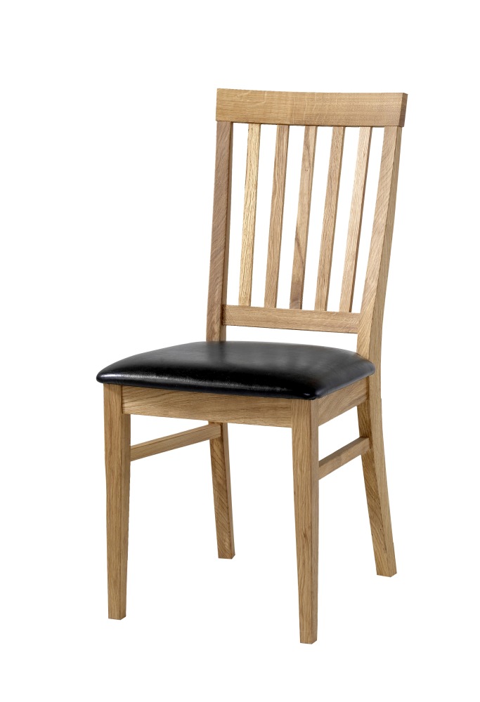 Ekenäs stol med bycast läder sits - Oljad ek - 1495 kr - Klädda ...