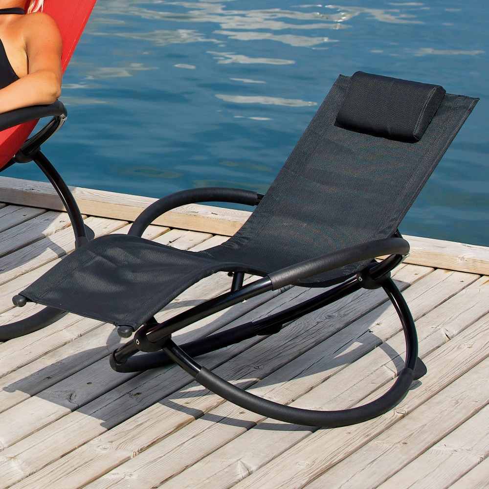 Paris solstol, hopfällbar, barn - Svart stativ - Svart textilene - 1395 ...