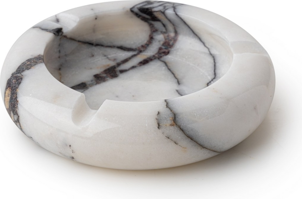 Runt askfat i vit marmor från Sicilien - 529 kr - Övriga ...