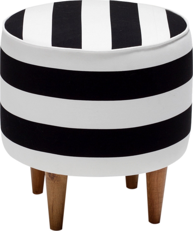 Findik sittpuff - Svart/vit - 1090 kr - Sittpuffar - Trendrum.se