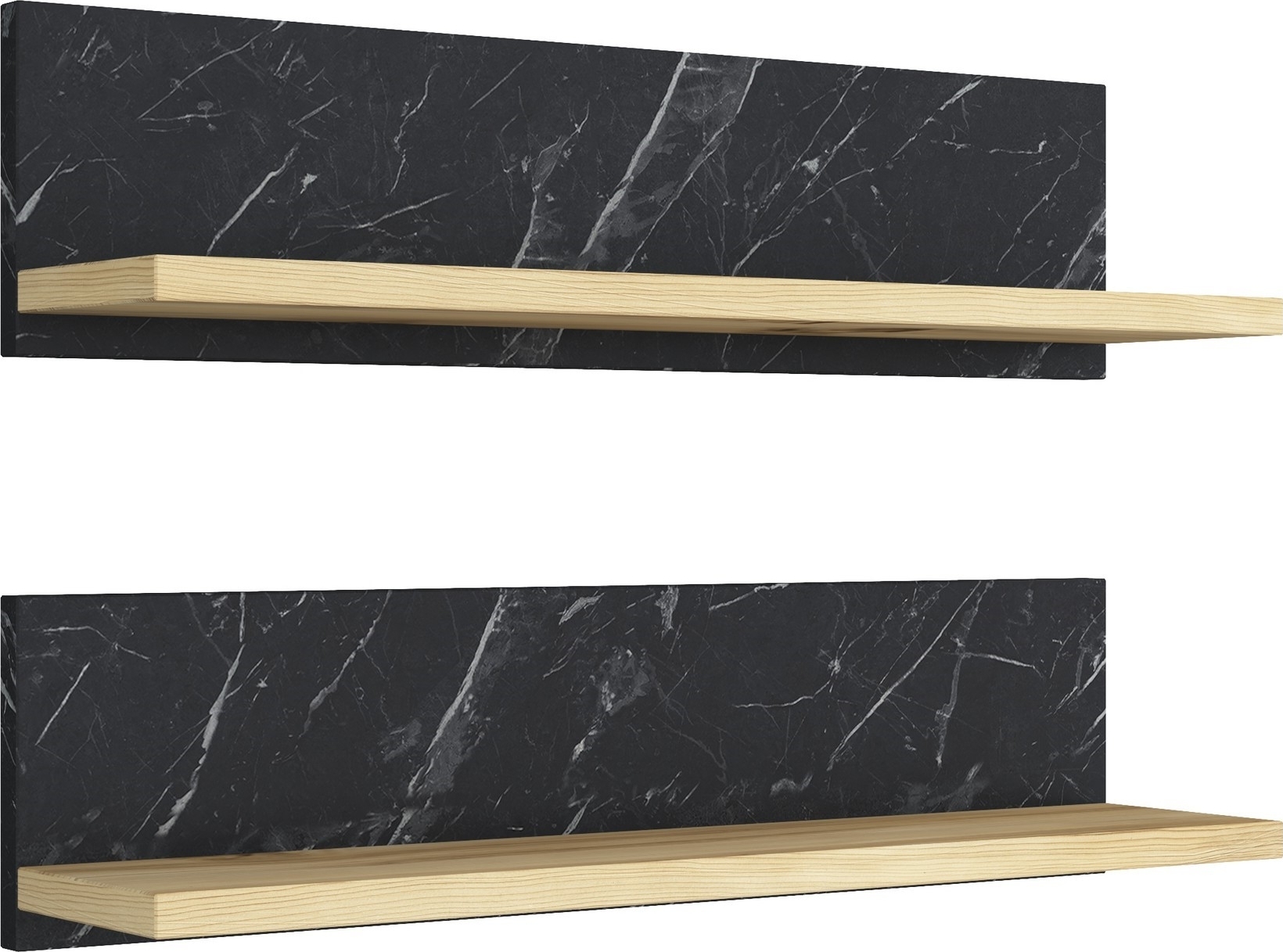 Ebba vägghylla - Marmor/ek - 539 kr - Vägghyllor - Trendrum.se