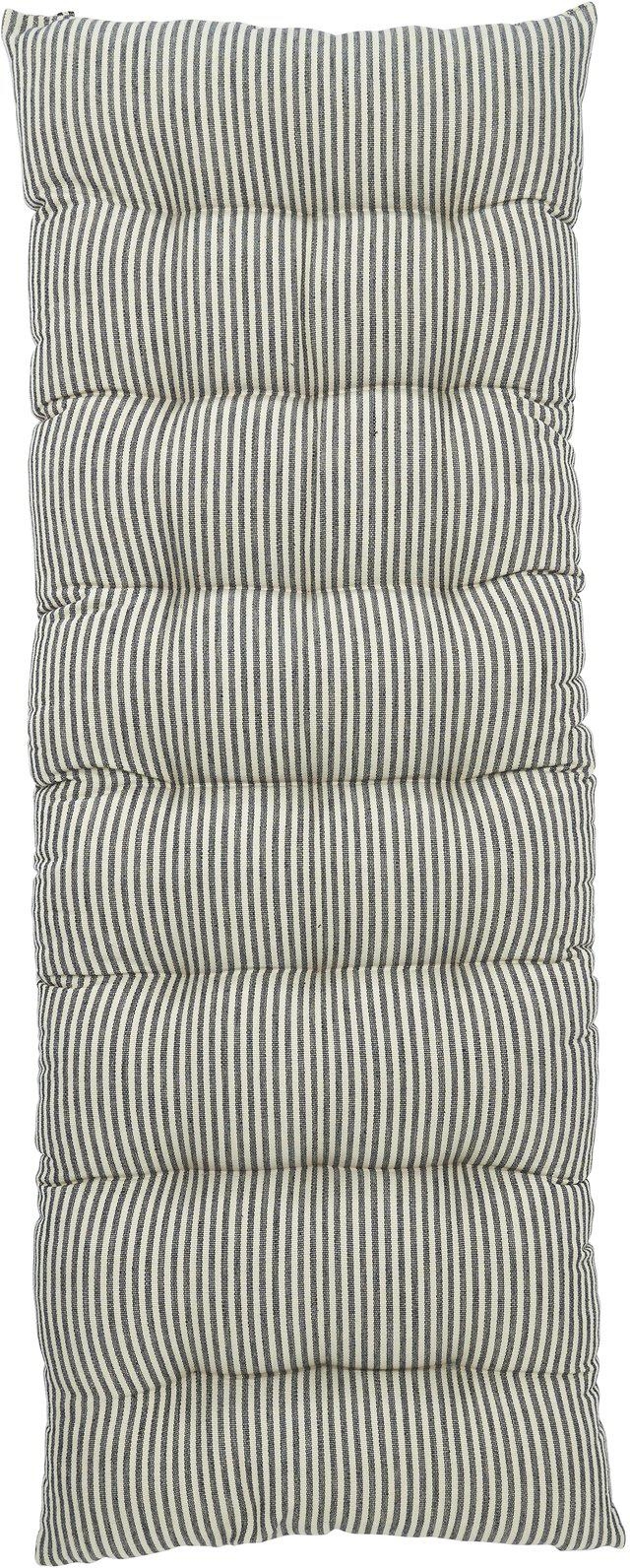 Kitty sittdyna 45 x 120 cm - Svart/vit - 799 kr - Stolsdynor - Trendrum.se