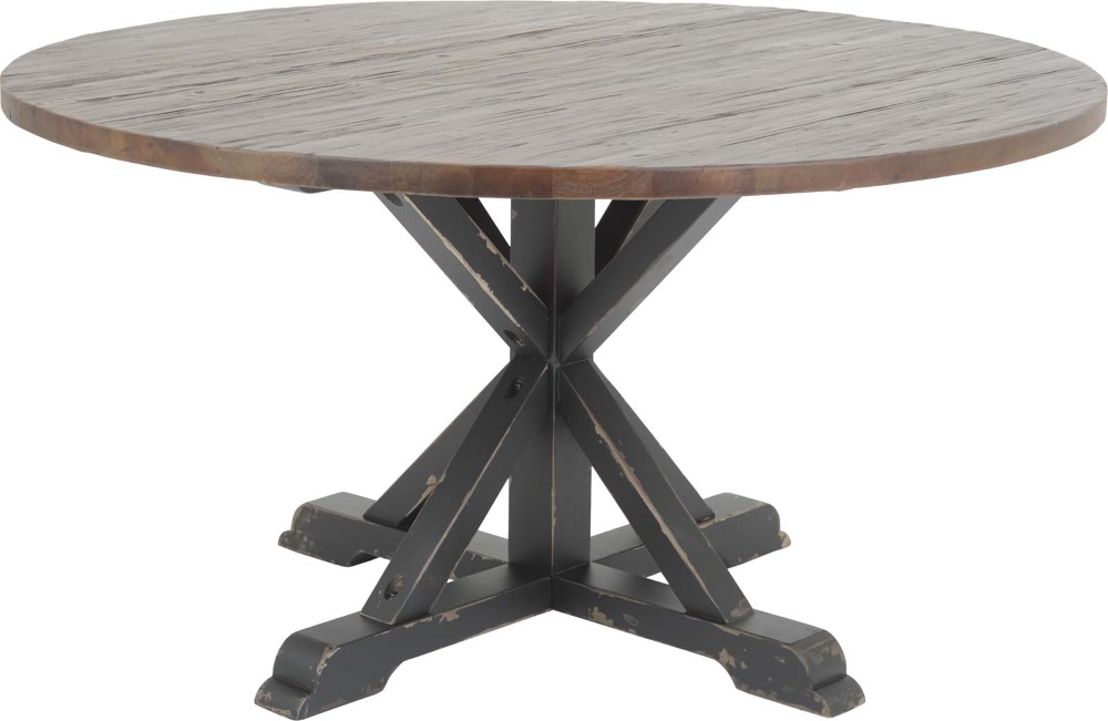 Ebbarp runt matbord 140 cm - Rustik furu - 9390 kr - Runda & ovala ...