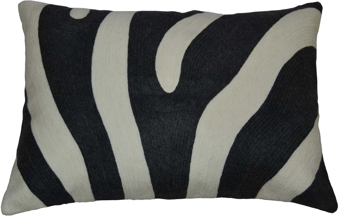 Sebra kudde 40 x 60 cm - Svart/vit - 699 kr - Mönstrade prydnadskuddar ...