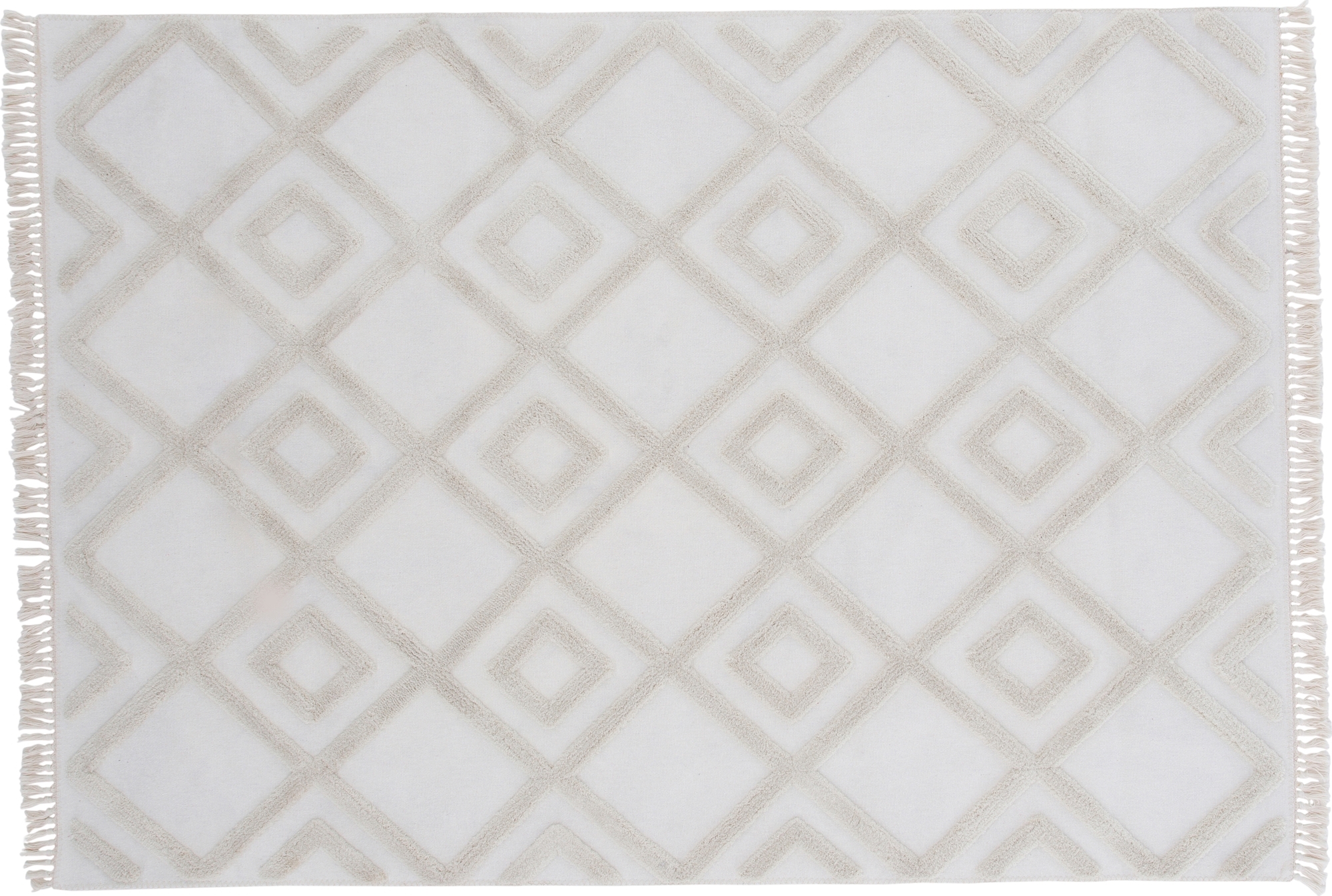 Pascal matta - Vit - 1890 kr - Handvävda mattor - Trendrum.se