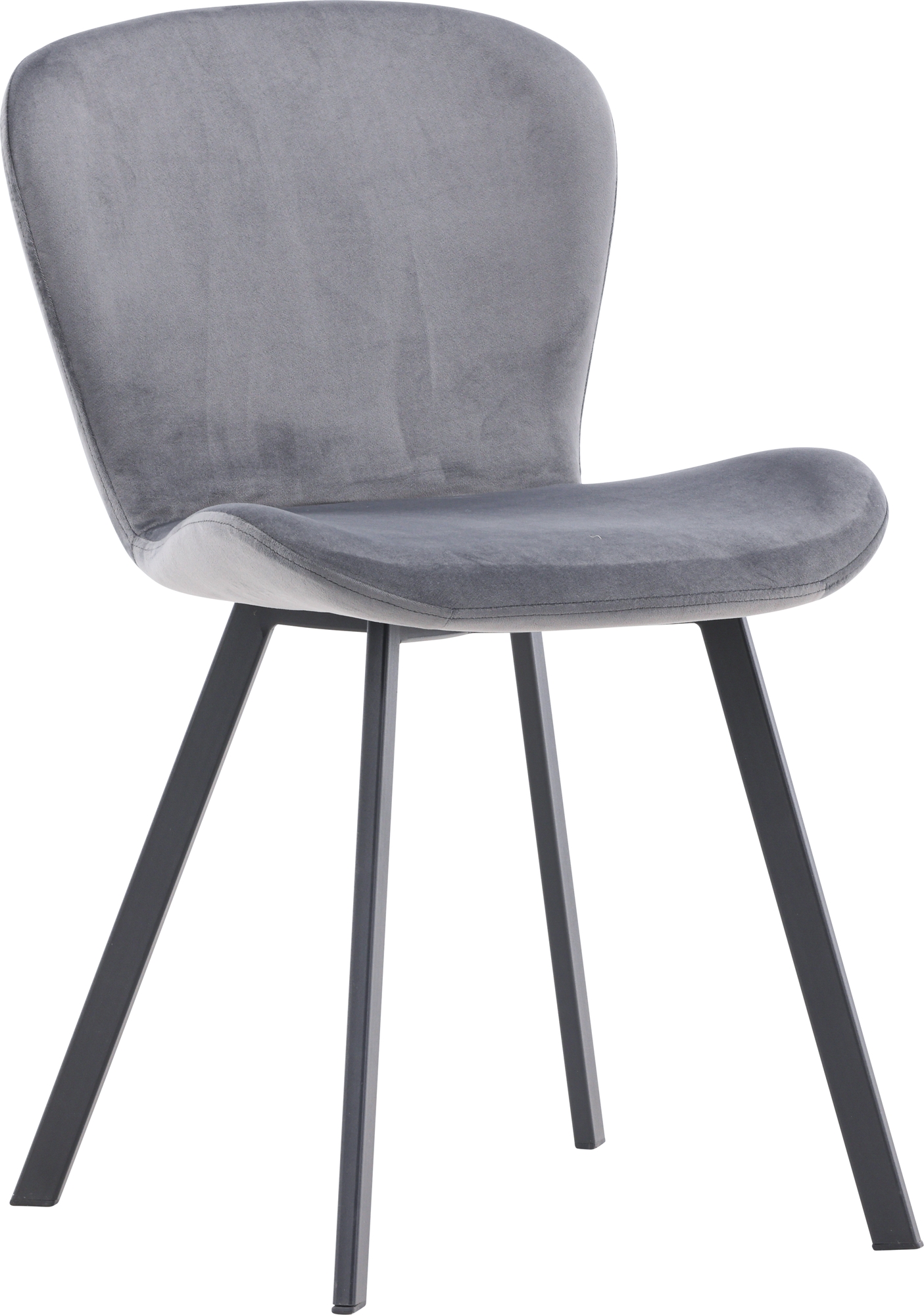 Lilja matstol - Grå sammet/svart - 890 kr - Klädda & stoppade stolar ...
