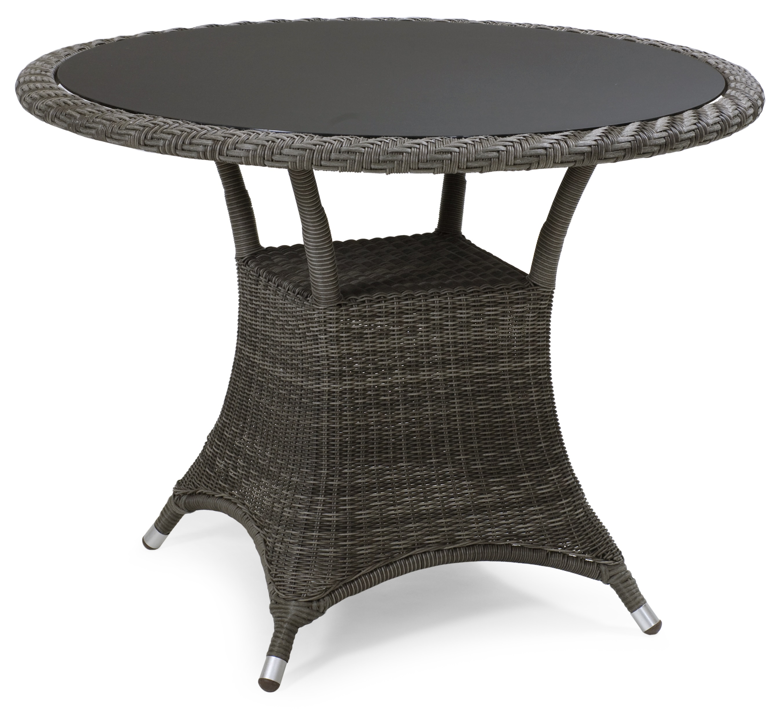 Almeria bord rund 100 - grå - 3595 kr - Utematbord - Trendrum.se