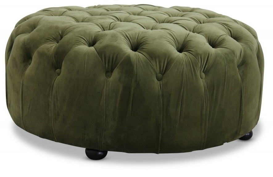 Chesterfield Cambridge sittpuff - Grön sammet - 3990 kr - Sittpuffar ...