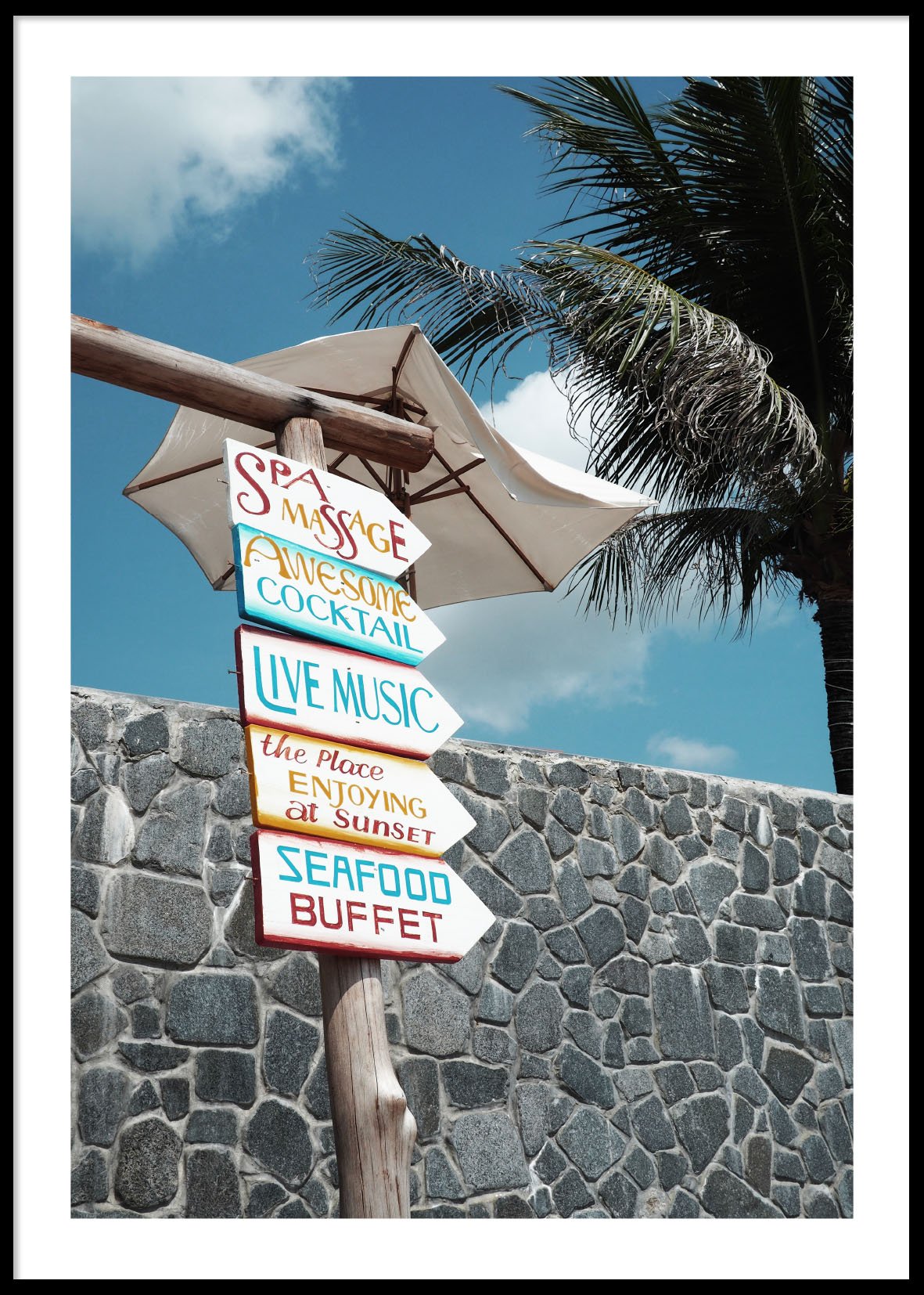 TROPICAL SIGNS - Poster 50x70 cm - 149 kr - Posters - Trendrum.se