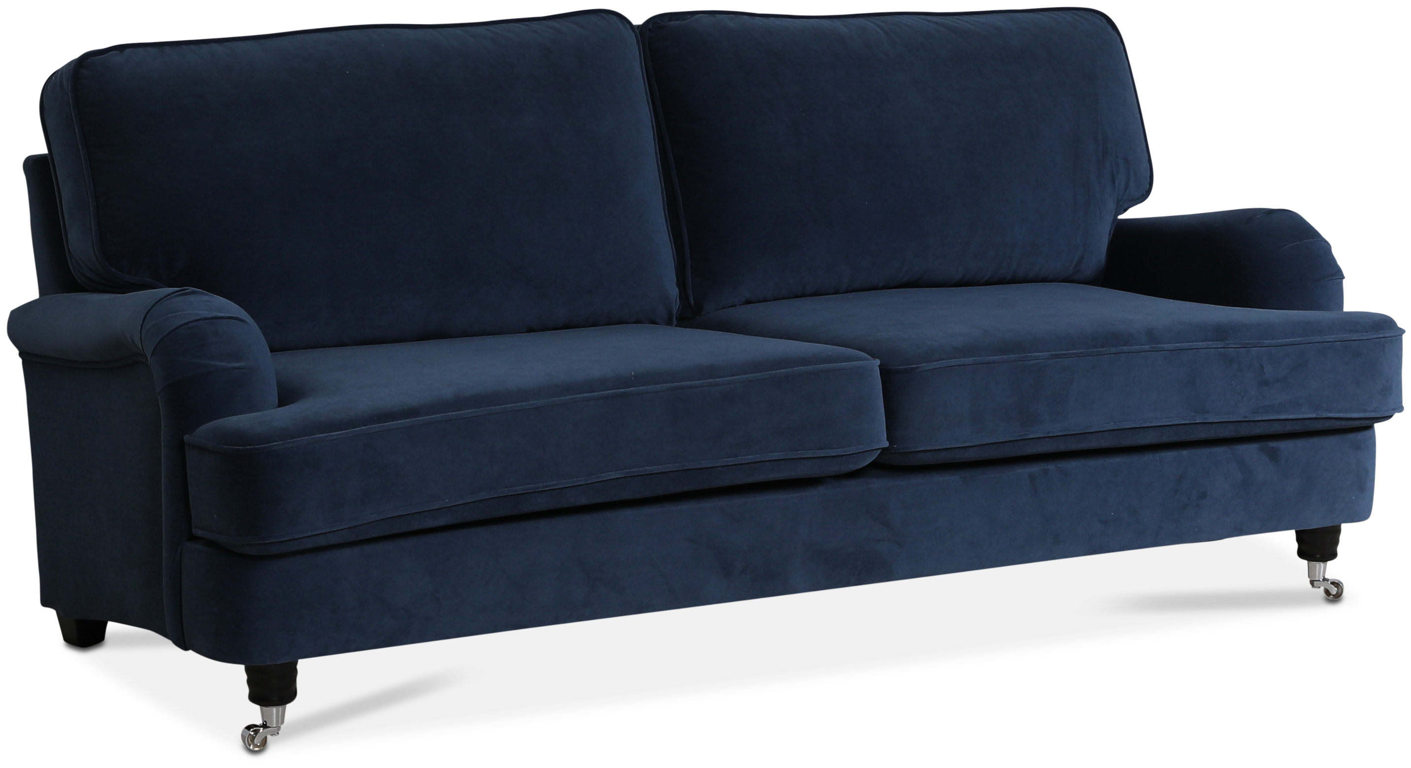 Kvarsebo Howard 3-sits soffa - Royal blå (Sammet) - 7690 kr ...