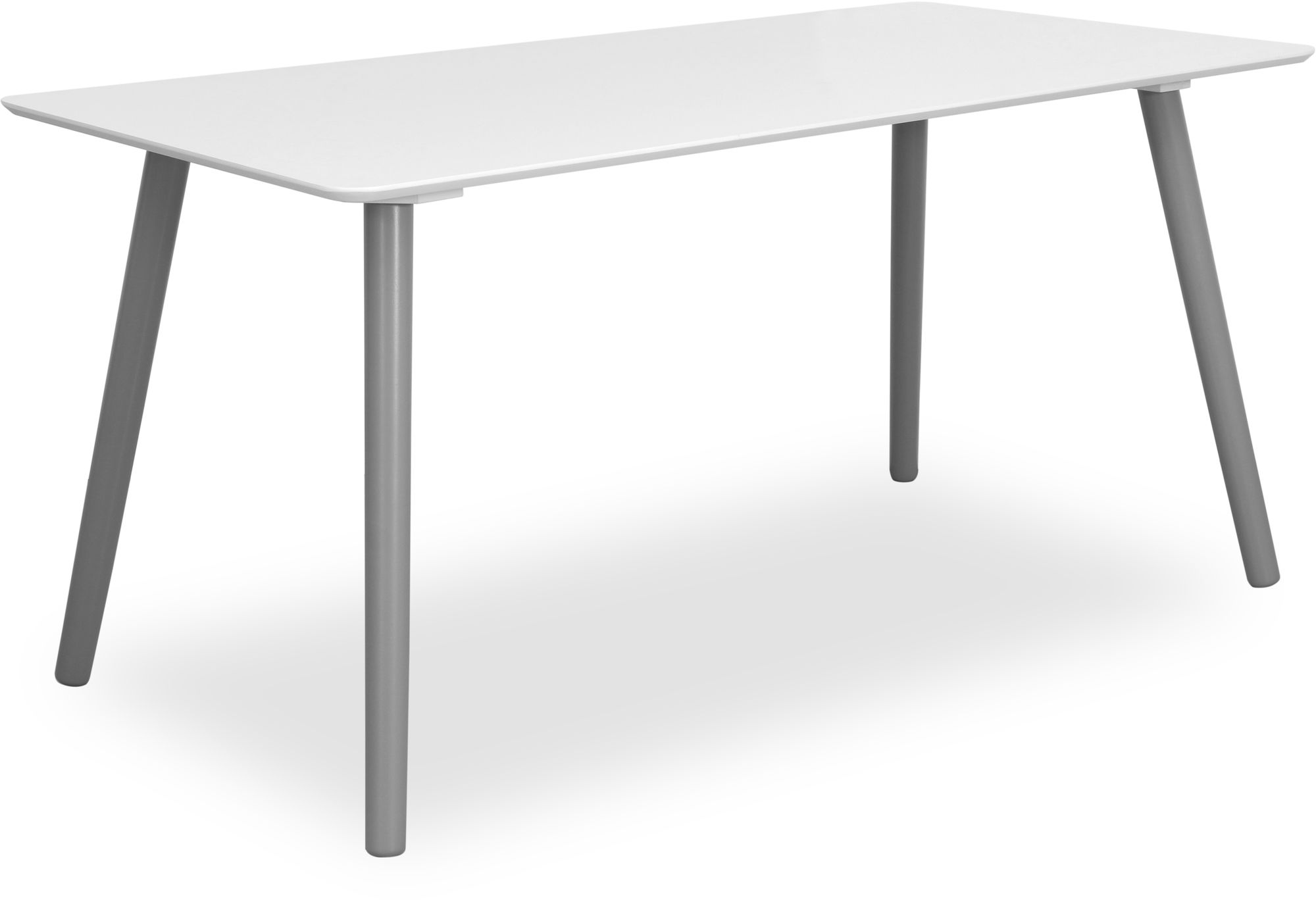 Rosvik vitt matbord med grå ben - 1995 kr - Övriga matbord - Trendrum.se