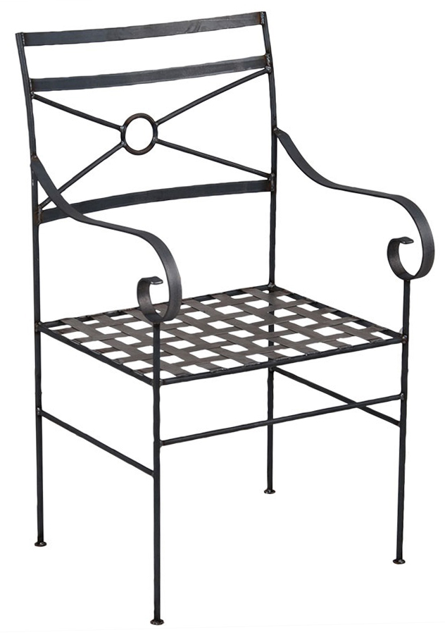 Forged stol i metall - Vintage - 599 kr - Metallstolar - Trendrum.se