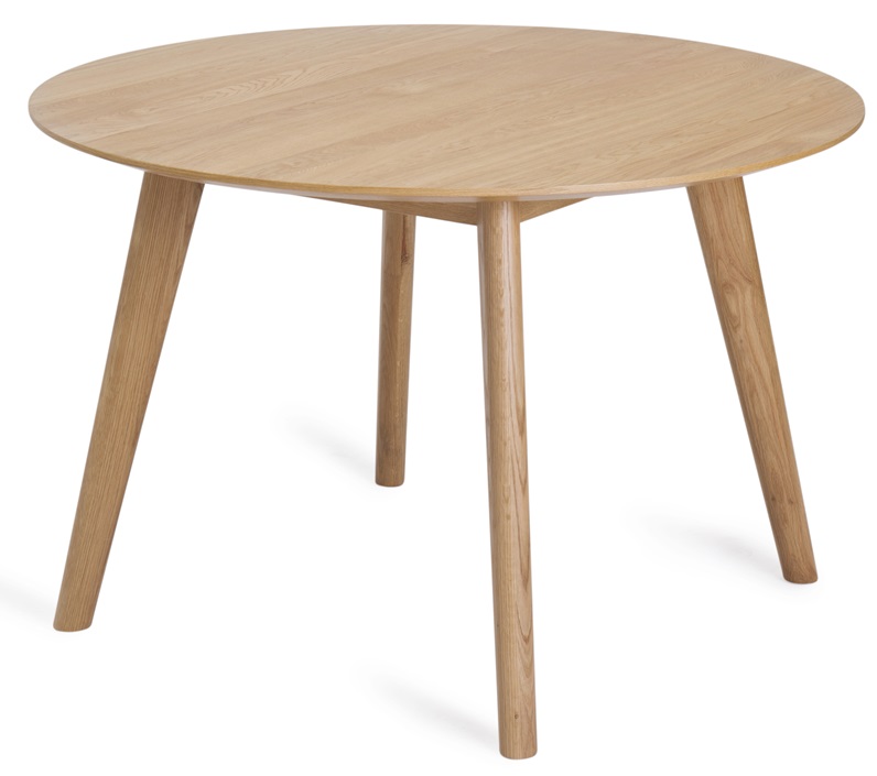 Bito runt matbord Ø115 cm oljad ek - 4990 kr - Runda matbord - Trendrum.se