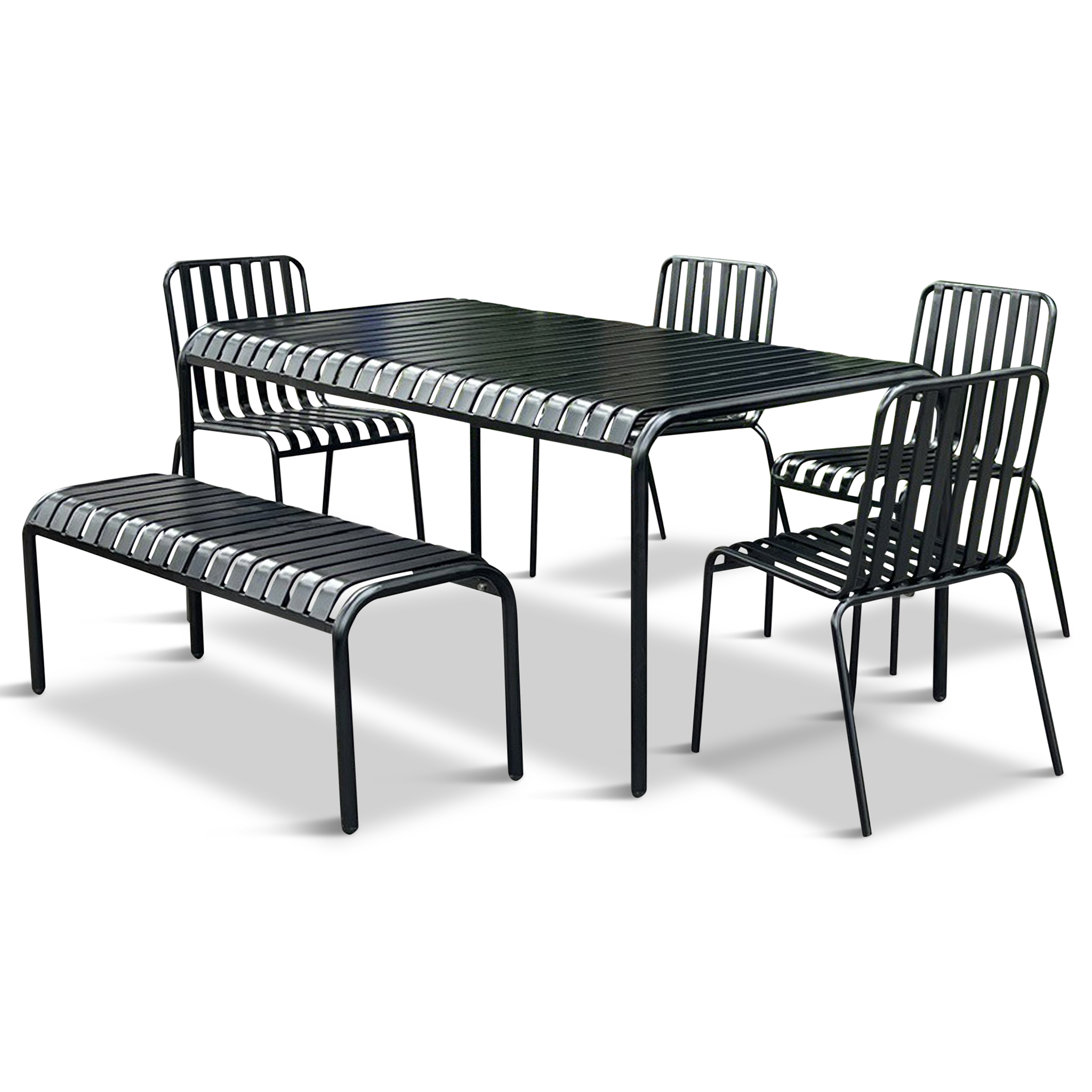 Matgrupp Bergvik i galvaniserat stål - 9990 kr - Utematgrupper ...