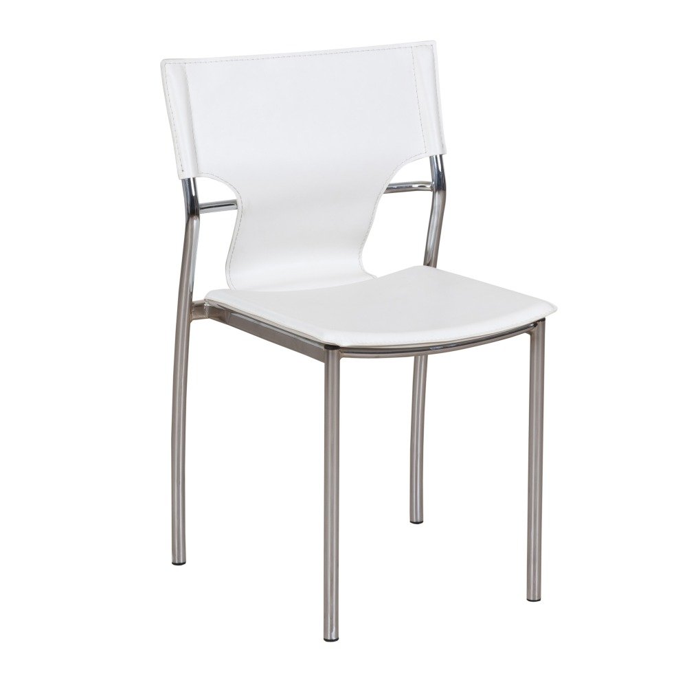 Hamburg stol - Vit - 1395 kr - Stolar med metallunderrede - Trendrum.se