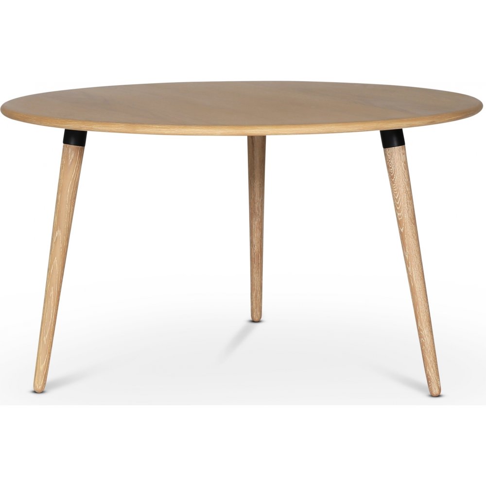 Omni runt matbord i whitewash Ø130 cm + Möbeltassar - 2990 kr - Runda ...