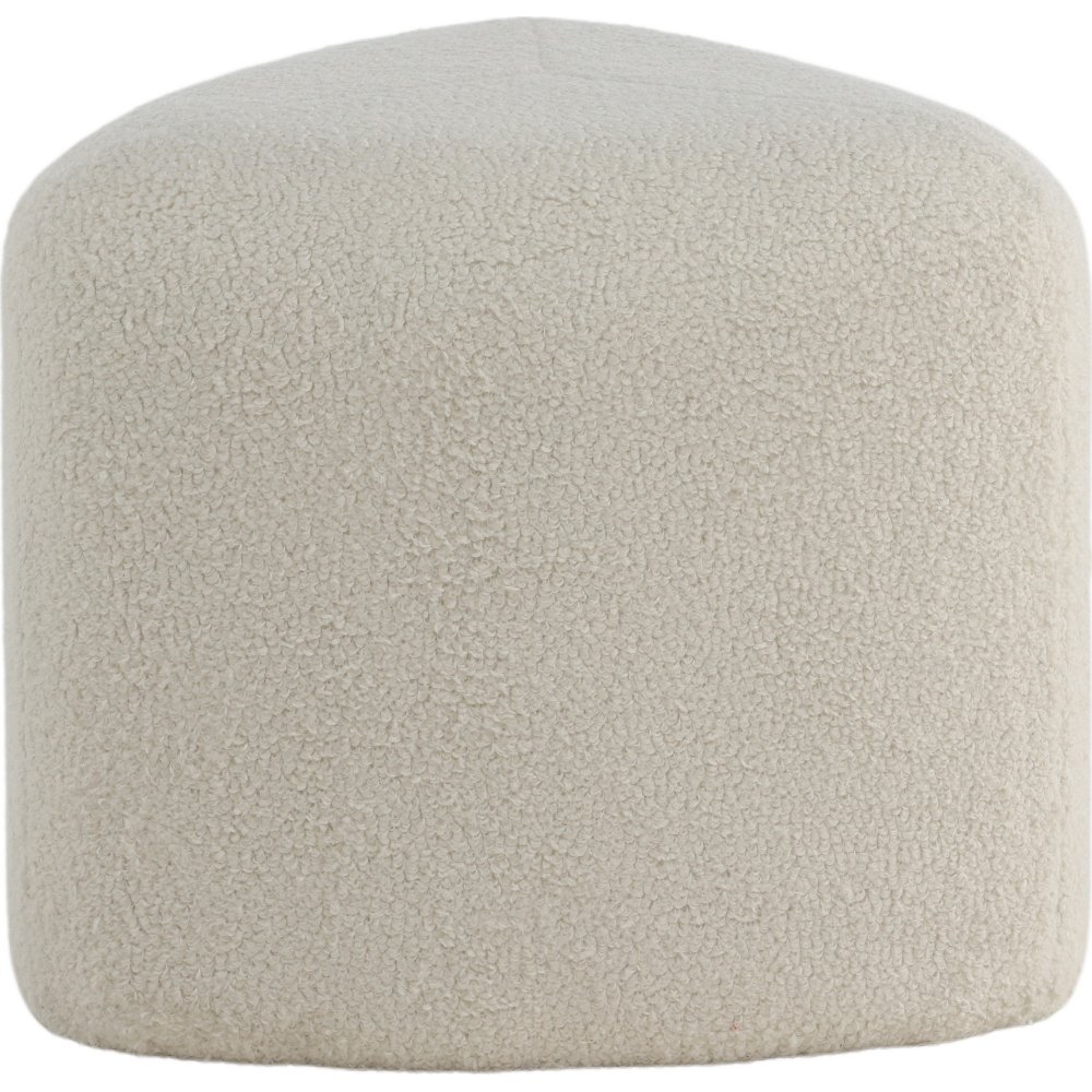 Tee sittpuff - Vit teddy - 819 kr - Sittpuffar - Trendrum.se