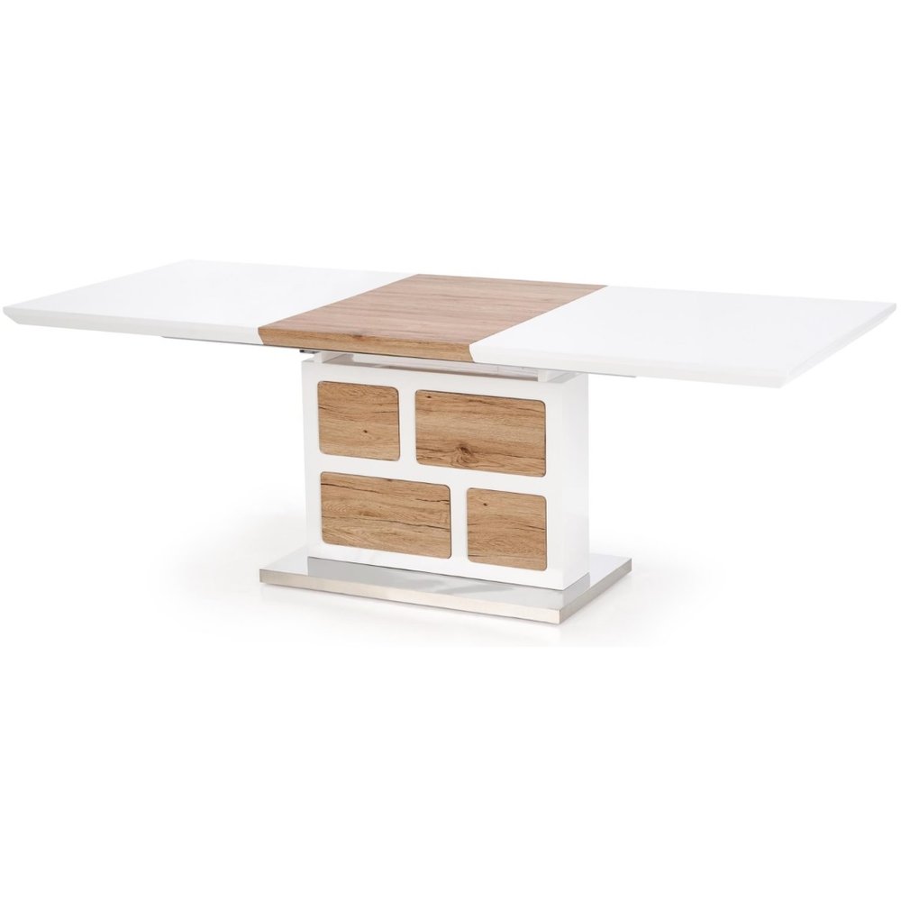 Murray matbord utdragbart 160-220 cm - Vit / Ljus ek - 5690 kr - Övriga ...