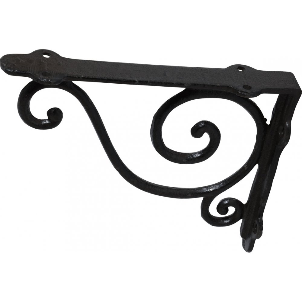 Gjutjärn hyllkonsol 19 x 14 cm - Svart - 79 kr - Vägghyllor - Trendrum.se