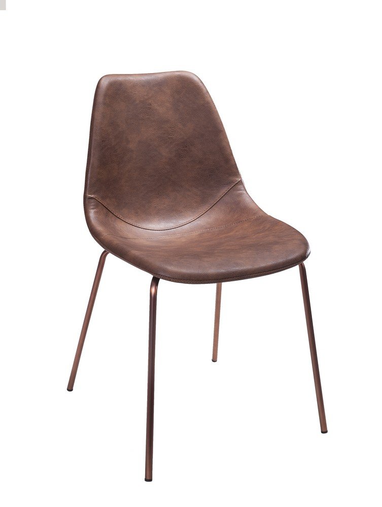Atlantic stol - Brun - 1390 kr - Konstläderklädda stolar - Trendrum.se