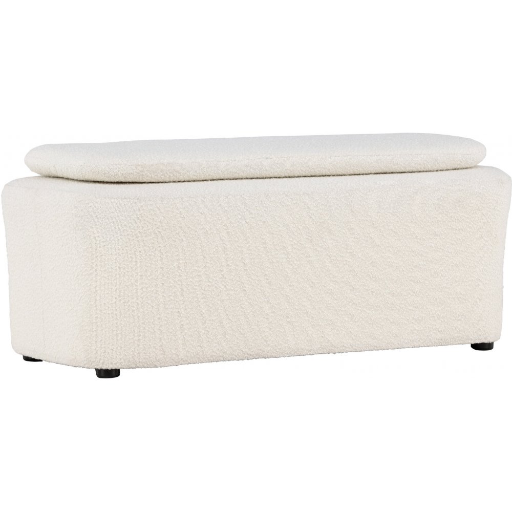 Laurel sittpuff - Vit boucle - 2490 kr - Sittpuffar - Trendrum.se